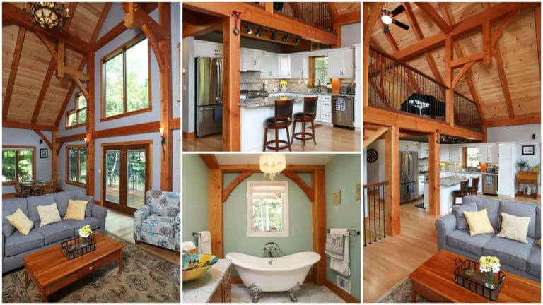 One Story Craftsman Timber Frame Plan | Davis Frame Blog