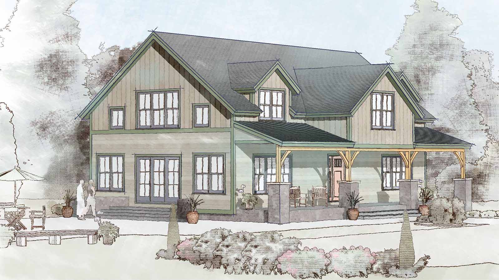 Classic Mountain Haus 1 | Floor Plan | Davis Frame Company